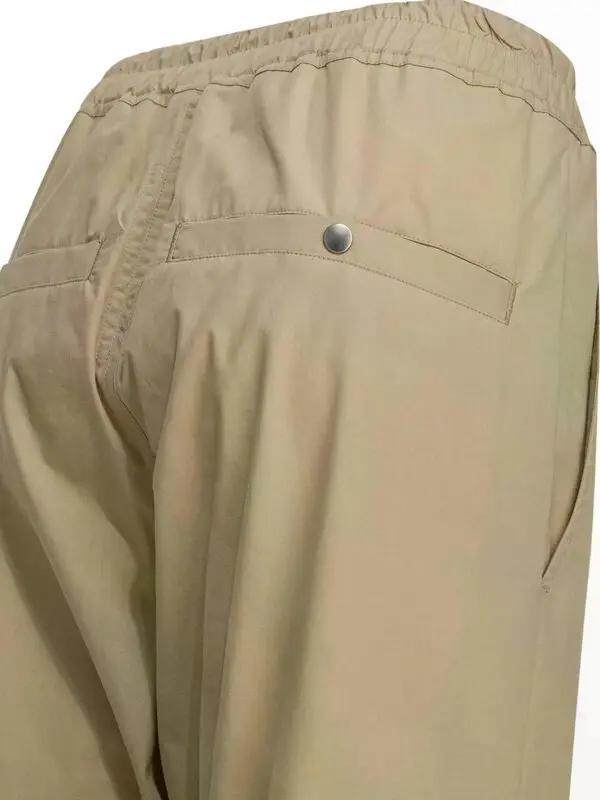 Rick Owens Zip Detail Drawstring Trousers - Neutrals