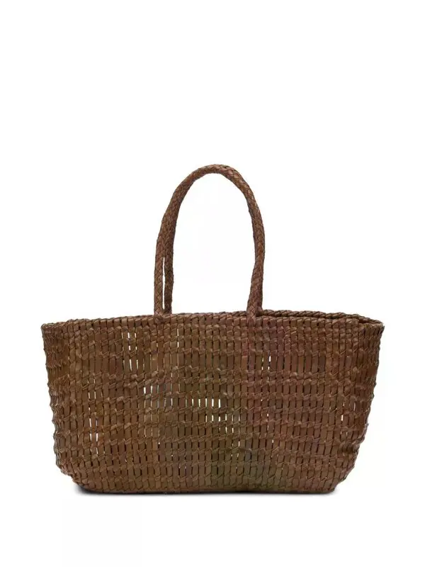Dragon Diffusion Terrafino Woven Leather Tote Bag - Brown