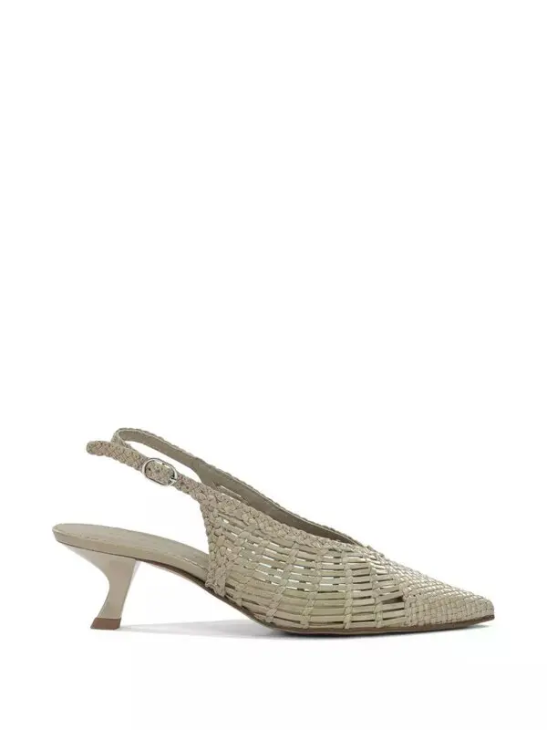 TONI PONS Woven Slingback Pumps - Neutrals