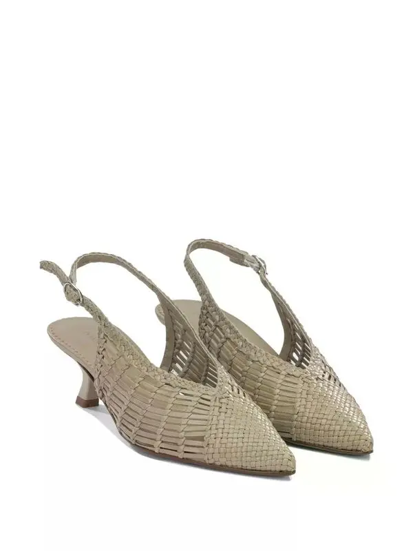 TONI PONS Woven Slingback Pumps