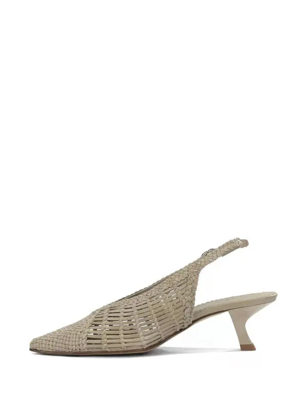 TONI PONS Woven Slingback Pumps