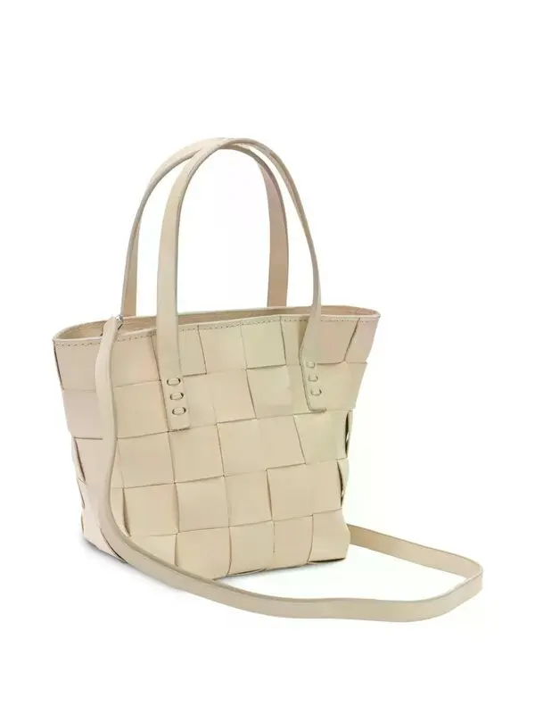 Dragon Diffusion Mini Japan Woven Leather Tote - Neutrals