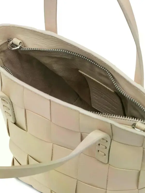 Dragon Diffusion Mini Japan Woven Leather Tote - Neutrals