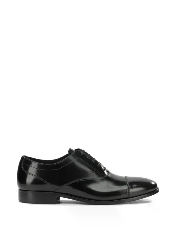 FABI Cap-toe Oxford Shoes - Black