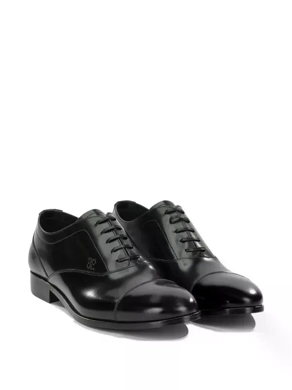 FABI Cap-toe Oxford Shoes - Black
