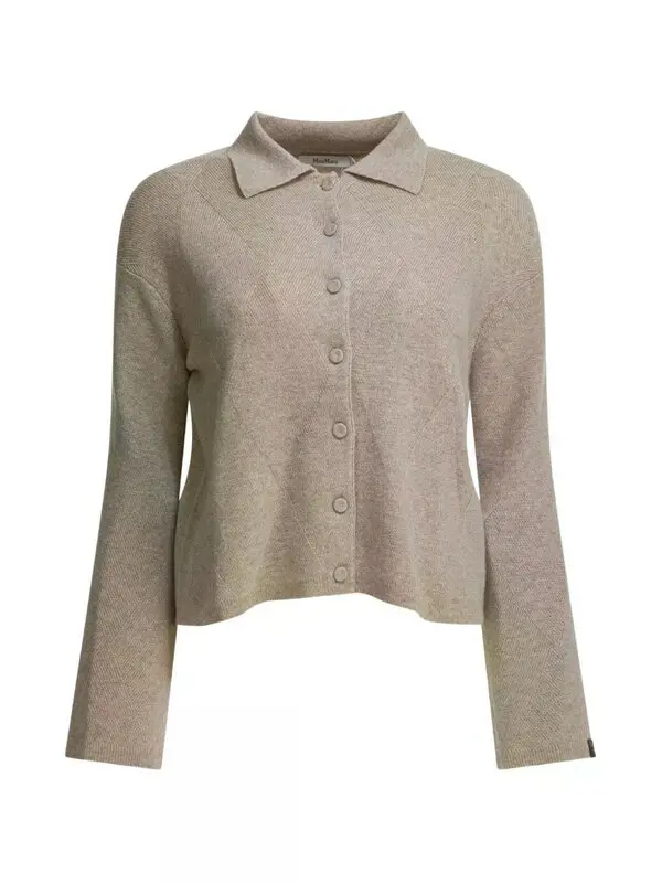 Max Mara Long-sleeved Cardigan - Neutrals