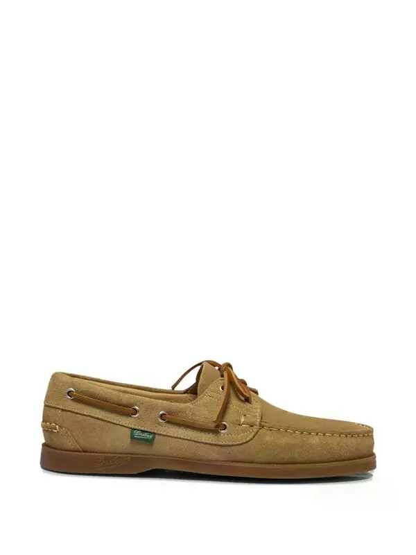 Paraboot Barth Suede Boat Shoes - Neutrals