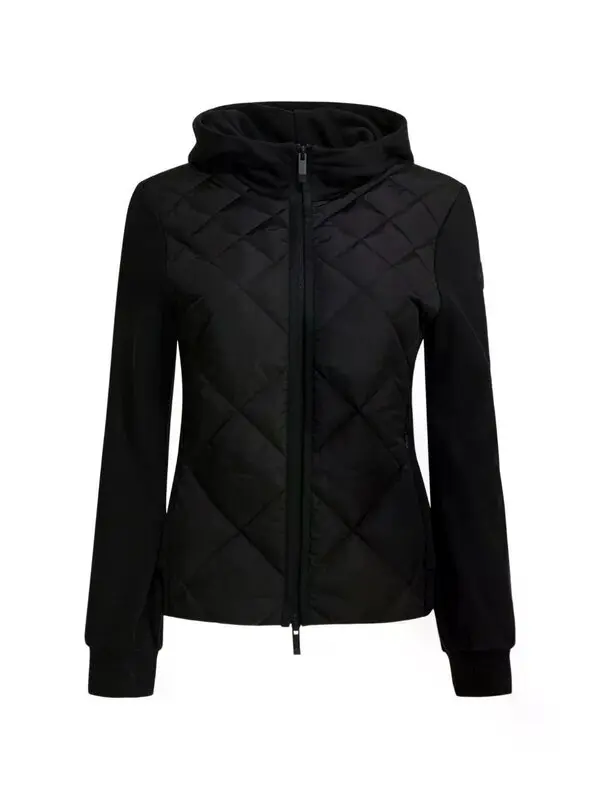 Moncler Quilted Hooded Jacket - Black