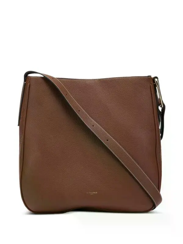 LE TANNEUR Large Madeleine Shoulder Bag - Brown
