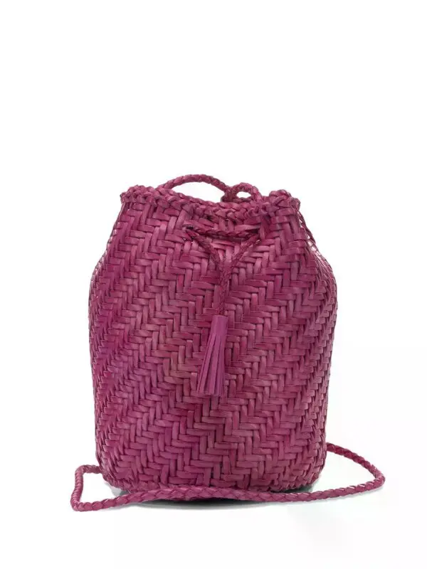 Dragon Diffusion Pompom Double Jump Shoulder Bag - Pink