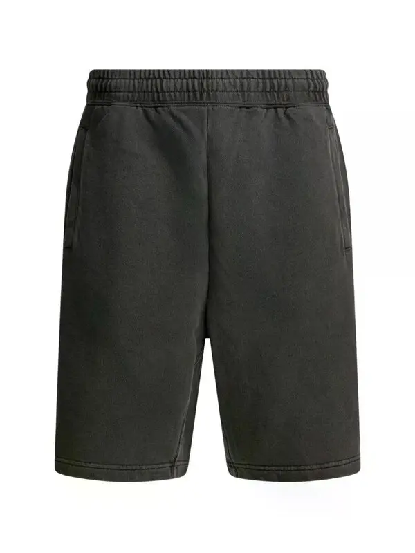 Carhartt Work In Progress Logo-patch Elasticated-waist Shorts - Grey