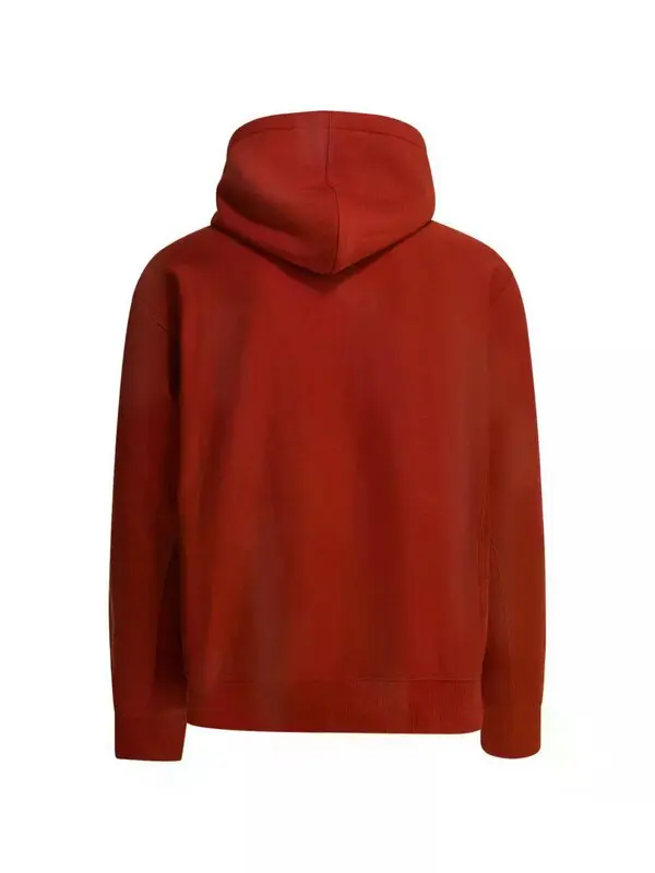 Carhartt Work In Progress American Script Logo-embroidered Drawstring Hoodie - Red