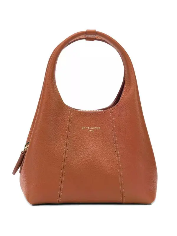 LE TANNEUR Juliette Grained-leather Tote Bag - Brown