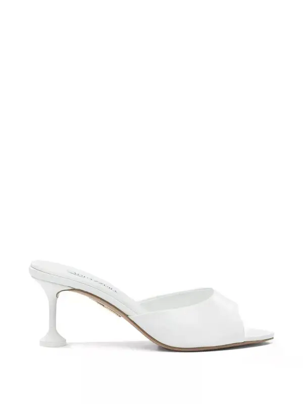 AQUAZZURA Bisous Open Toe Sandals - White