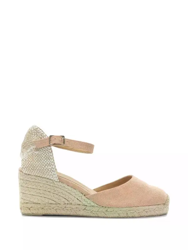 CastaÑer Carol Buckle-fastening Wedge Espadrilles - Pink