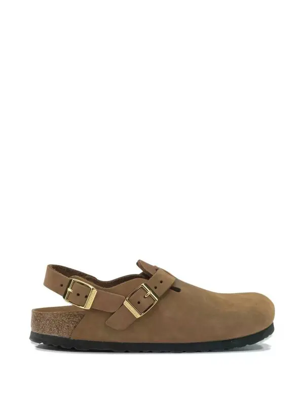 BIRKENSTOCK Tokio Buckle-fastening Suede Sandals - Brown