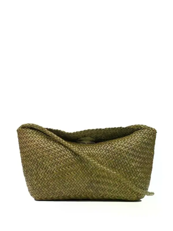 Dragon Diffusion Corsina Woven Shoulder Bag - Green