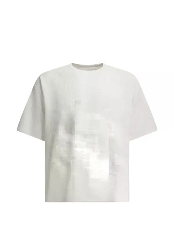 GOLDWIN Mesh Wf Actinoid Waffle-knit Raglan-sleeve T-shirt - Neutrals