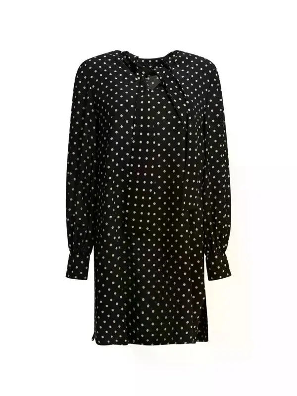 Valentino Garavani Polka-dot Mini Dress - Black