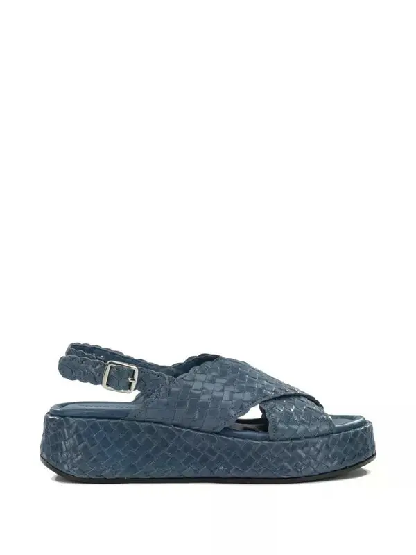 PONS QUINTANA Maui Platform Sandals - Blue