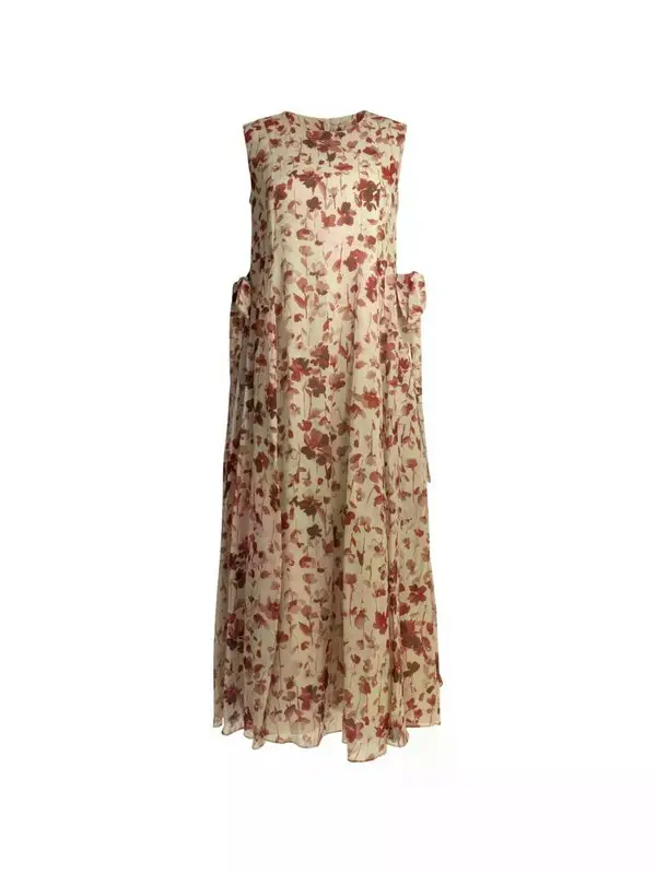 Max Mara Alibi Floral-print Midi Dress - Pink