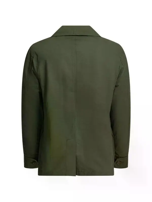 CECCARELLI Ripstop Button-up Coat - Green