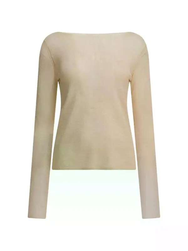 Auralee Fine-knit Boat-neck Sweater - Neutrals