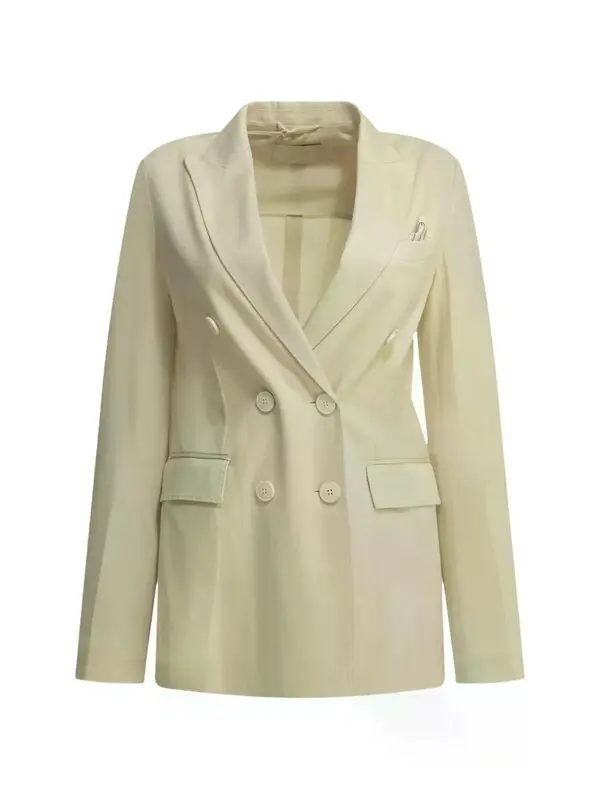 CIRCOLO 1901 Double-breasted Blazer With Peak Lapels - Neutrals