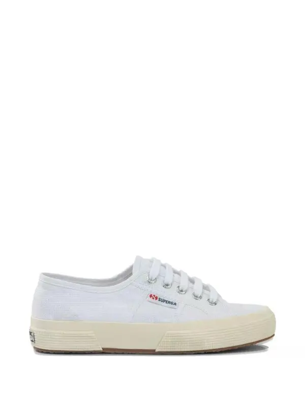 Superga Lace-up Canvas Sneakers - White