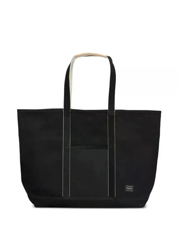 PORTER-YOSHIDA & CO Logo-patch Shoulder Bag - Black