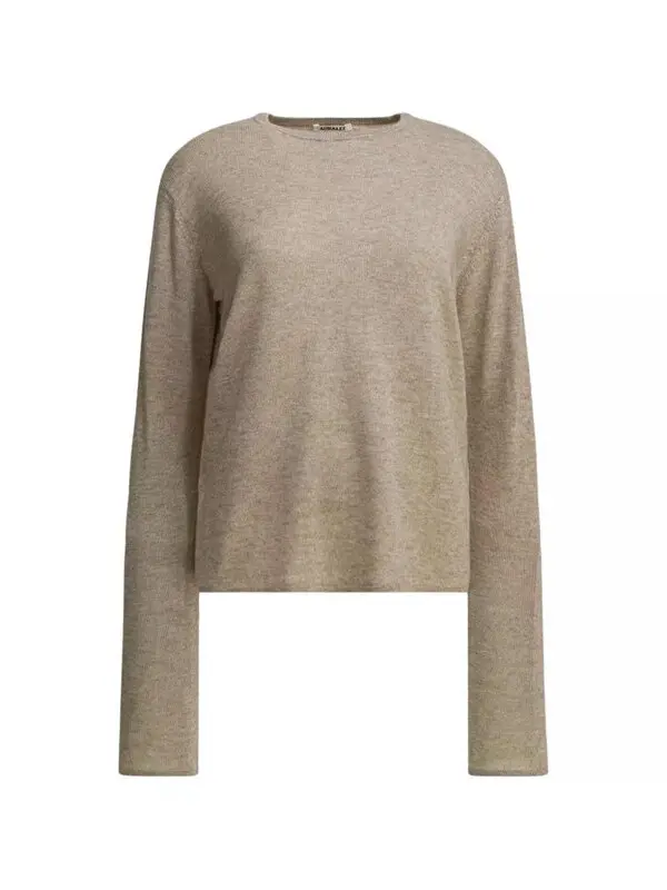 Auralee Cashmere-silk Sweater - Neutrals