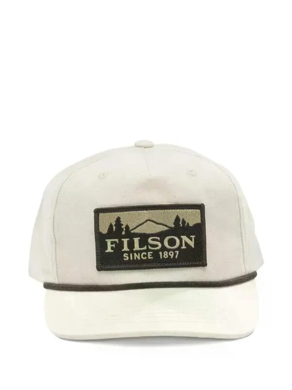 Filson Logo-patch Cap - White