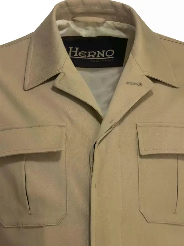 Herno Flap-pocket Jacket - Neutrals