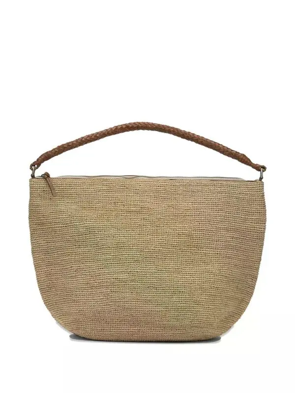 IBELIV Utopia Woven Braided-handle Tote Bag - Neutrals