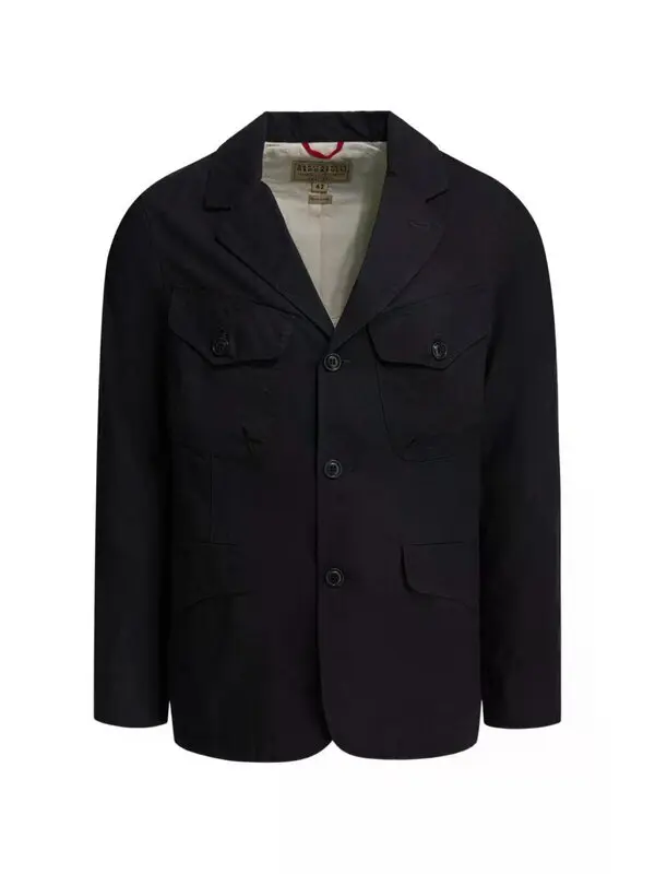 CECCARELLI Four-pocket Cotton Jacket - Blue