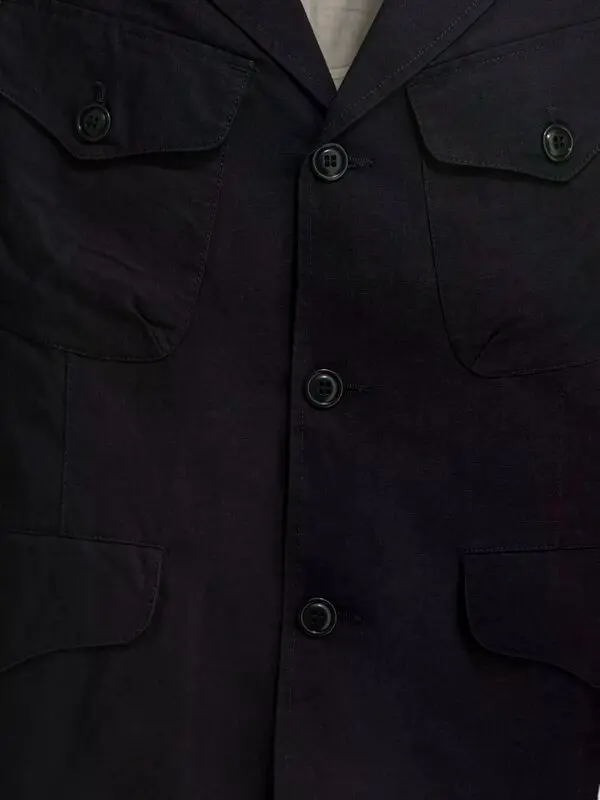 CECCARELLI Four-pocket Cotton Jacket - Blue