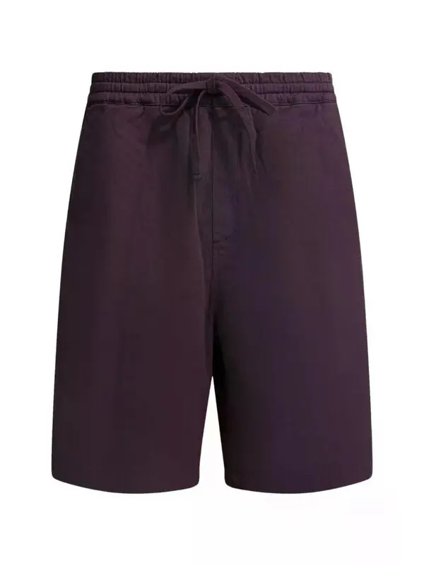 Carhartt Work In Progress Logo-patch Drawstring Shorts - Purple