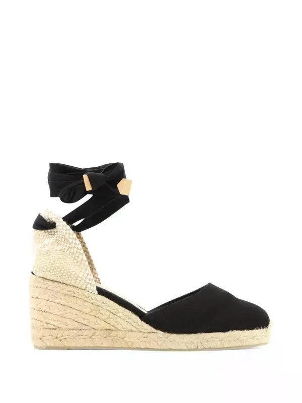CastaÑer Carina Wedge Espadrilles - Black