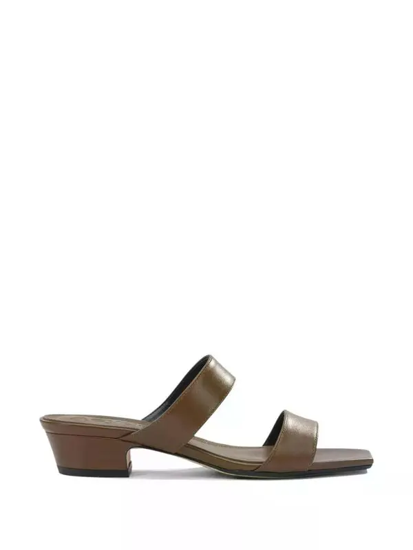 AeydĒ Kemi Square-toe Sandals - Brown