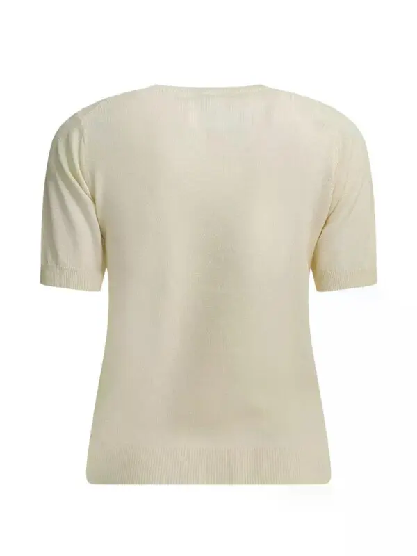 Auralee Short-sleeve Sweater - Neutrals
