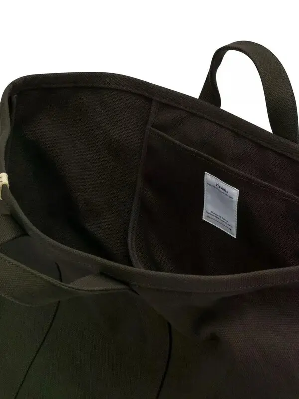 Visvim Large Logo-detail Cotton Tote Bag