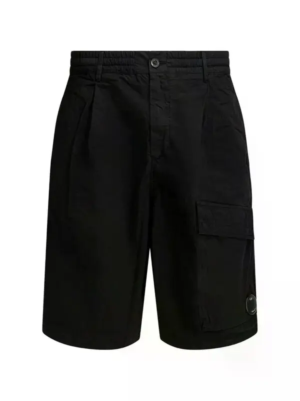 C.P. COMPANY Lens-detail Cargo Shorts - Black