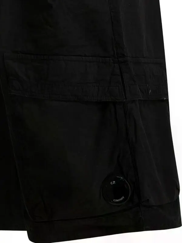 C.P. COMPANY Lens-detail Cargo Shorts - Black