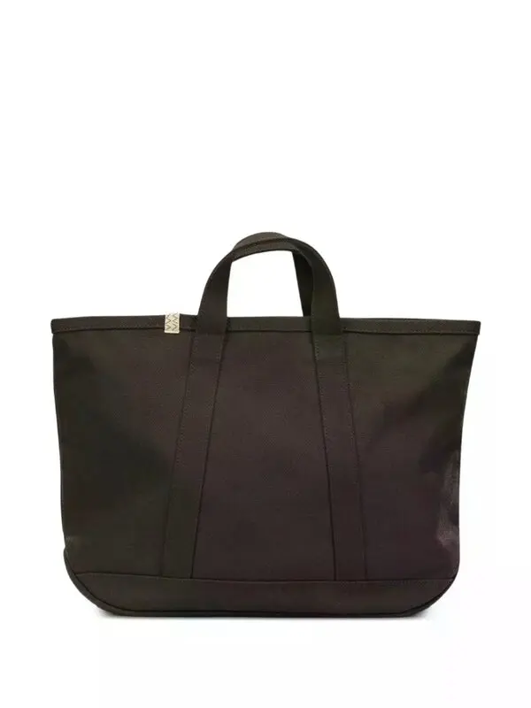 Visvim Logo-detail Cotton Tote Bag - Brown