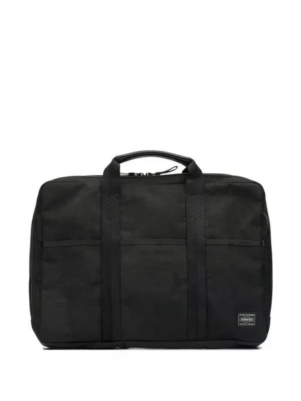 PORTER-YOSHIDA & CO Hybrid 2way Logo-patch Briefcase - Black