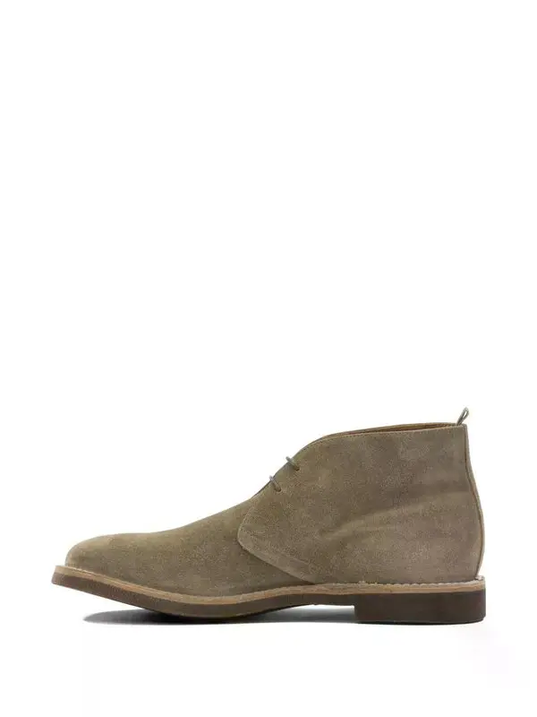 Officine Creative Suede Lace-up Boots - Neutrals