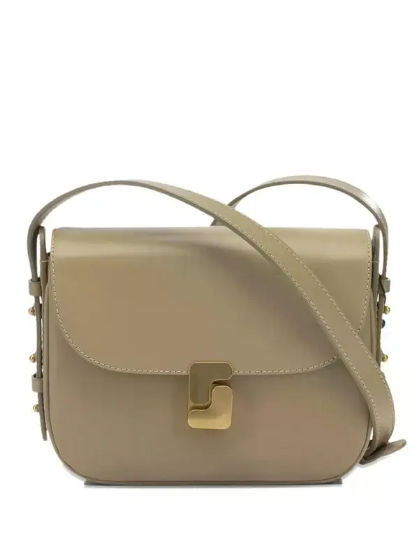 Soeur Mini Belissima Leather Crossbody Bag - Neutrals