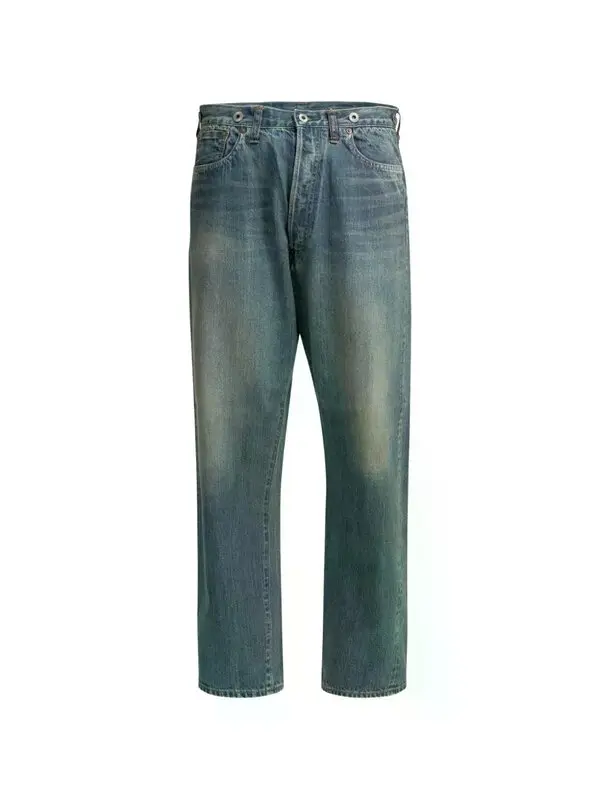 A.PRESSE No.22 Faded Straight-leg Jeans - Blue