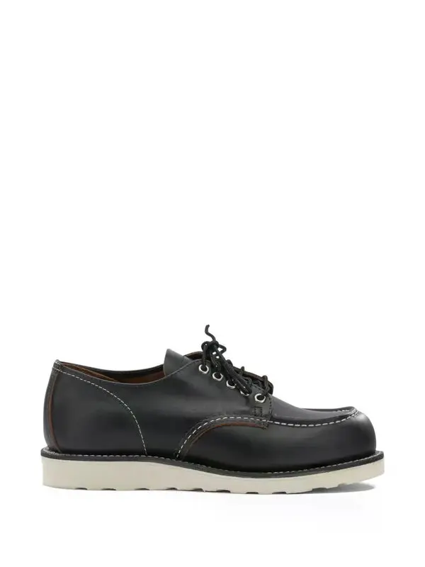 Red Wing Contrast-stitch Lace-up Boat Shoes - Black