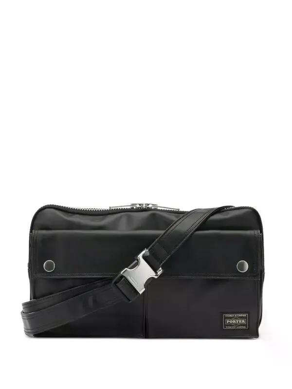 PORTER-YOSHIDA & CO Free Style Logo-patch Belt Bag - Black